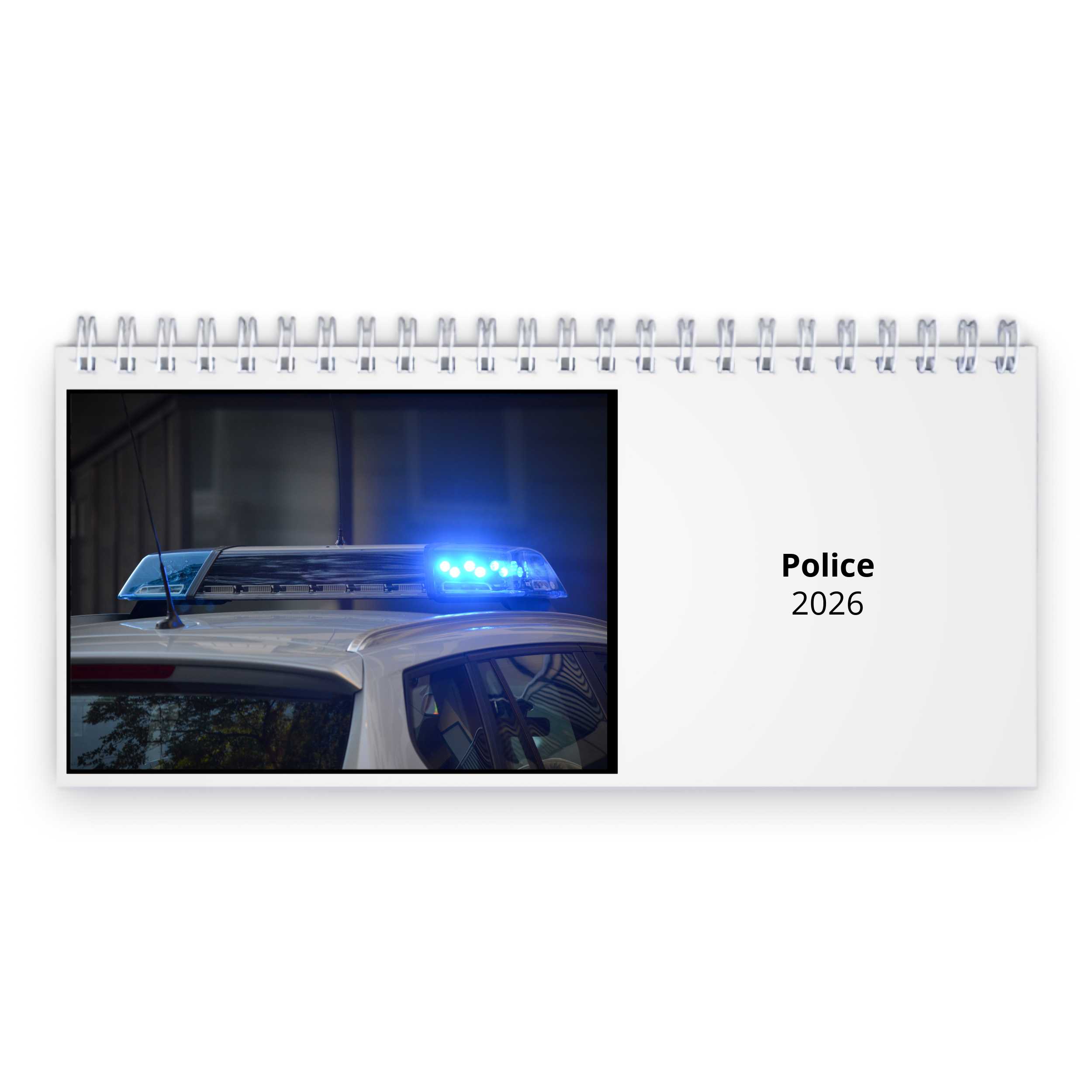 Police 2025 Desk Calendar