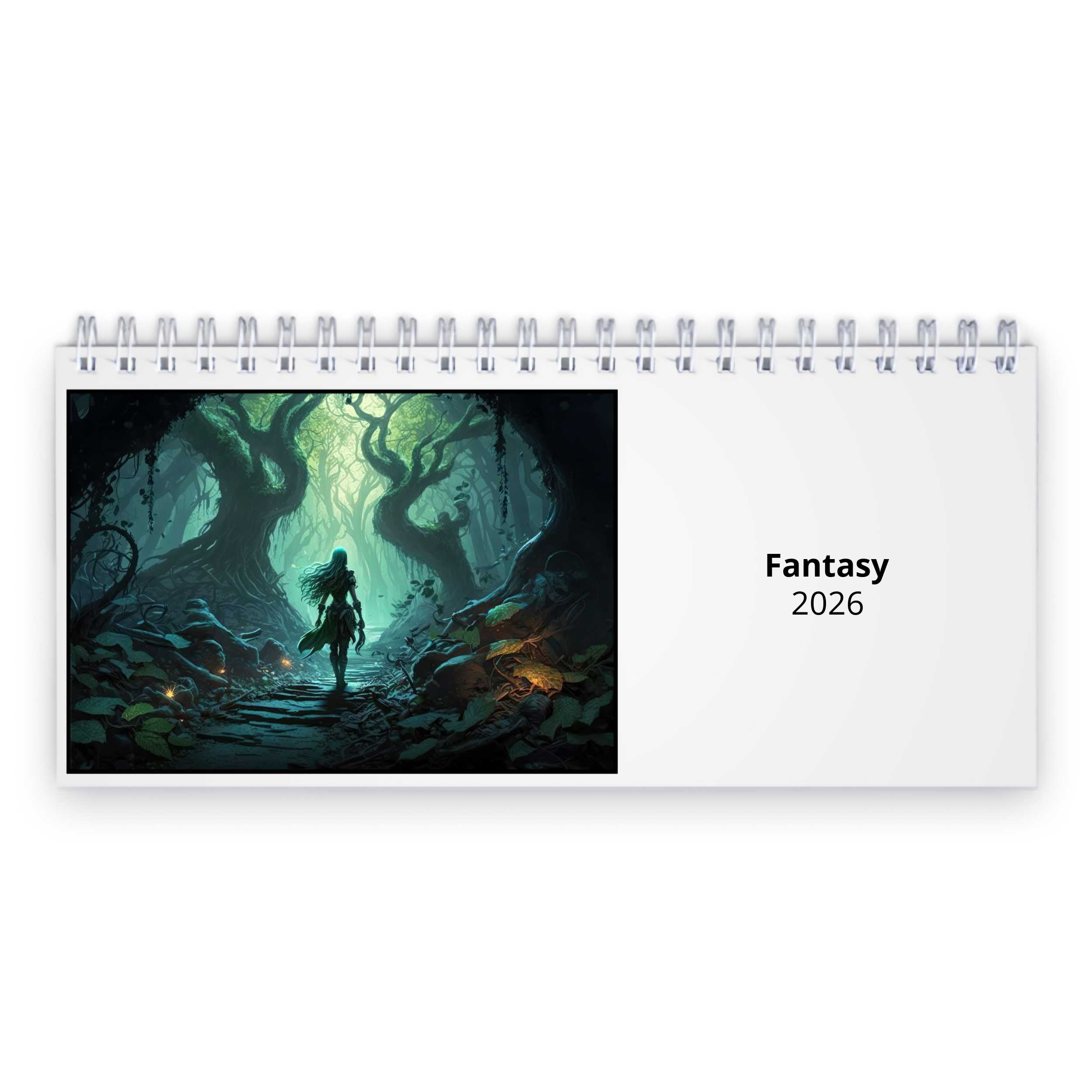 Fantasy 2025 Desk Calendar