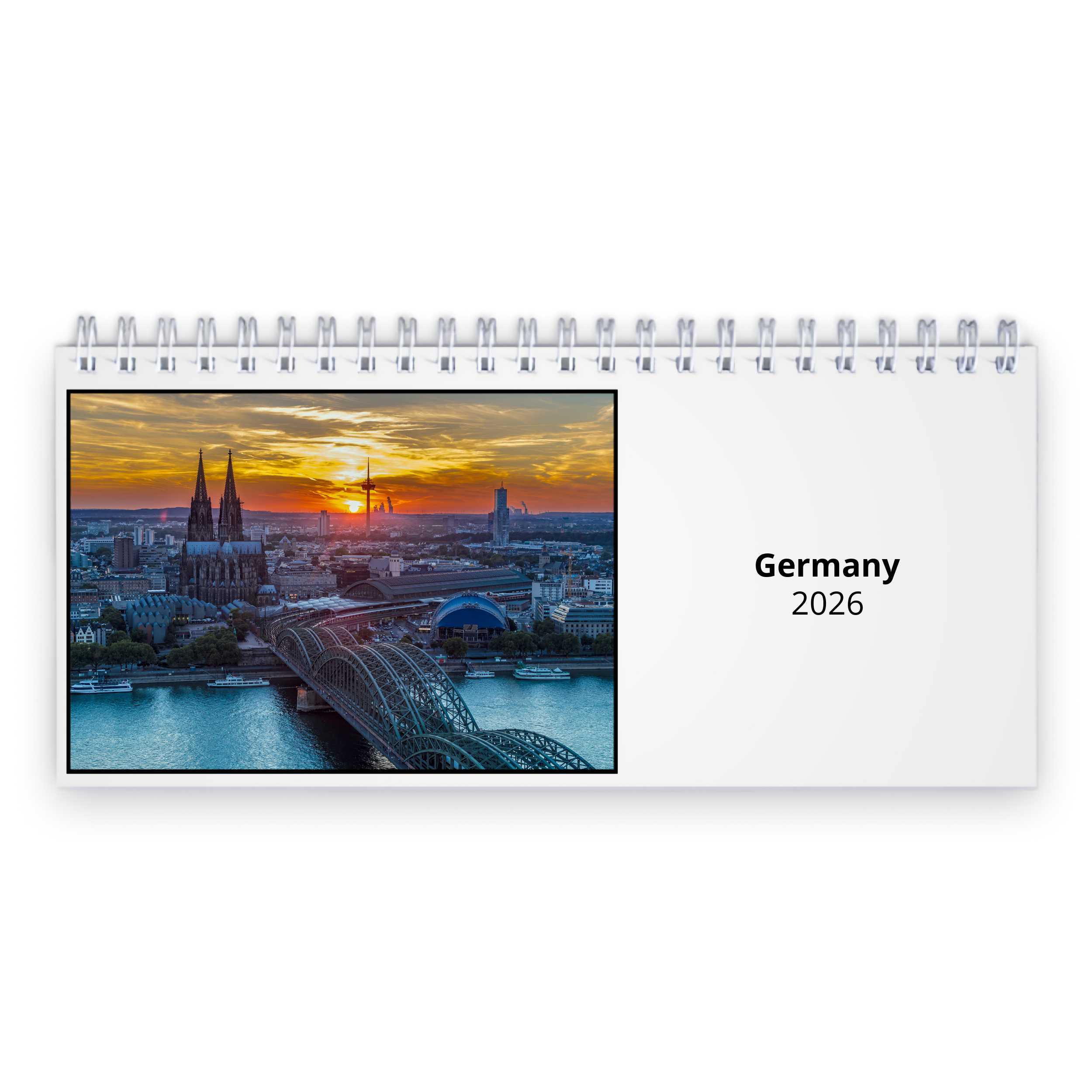 Germany 2026 Desk Calendar