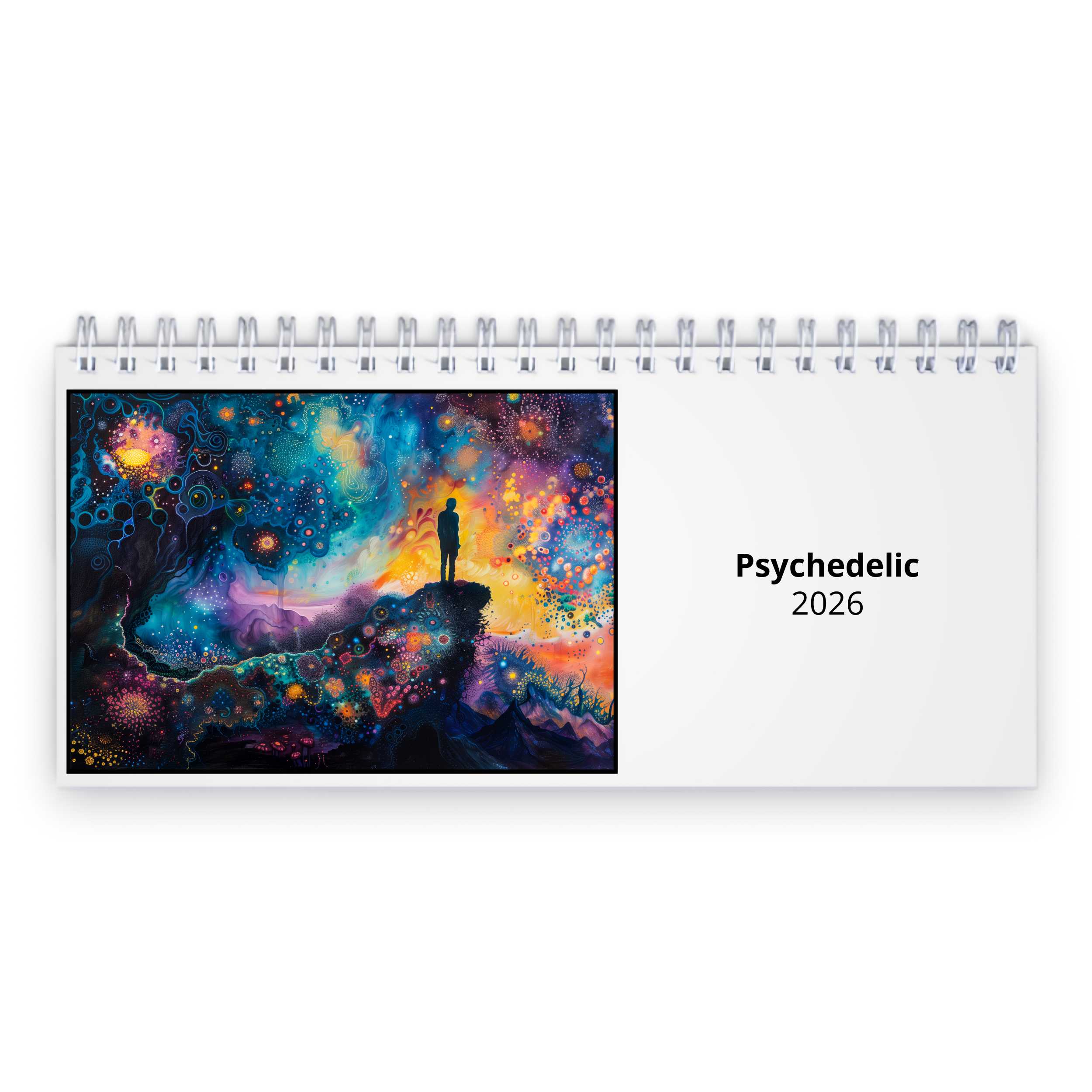 Psychedelic 2026 Desk Calendar