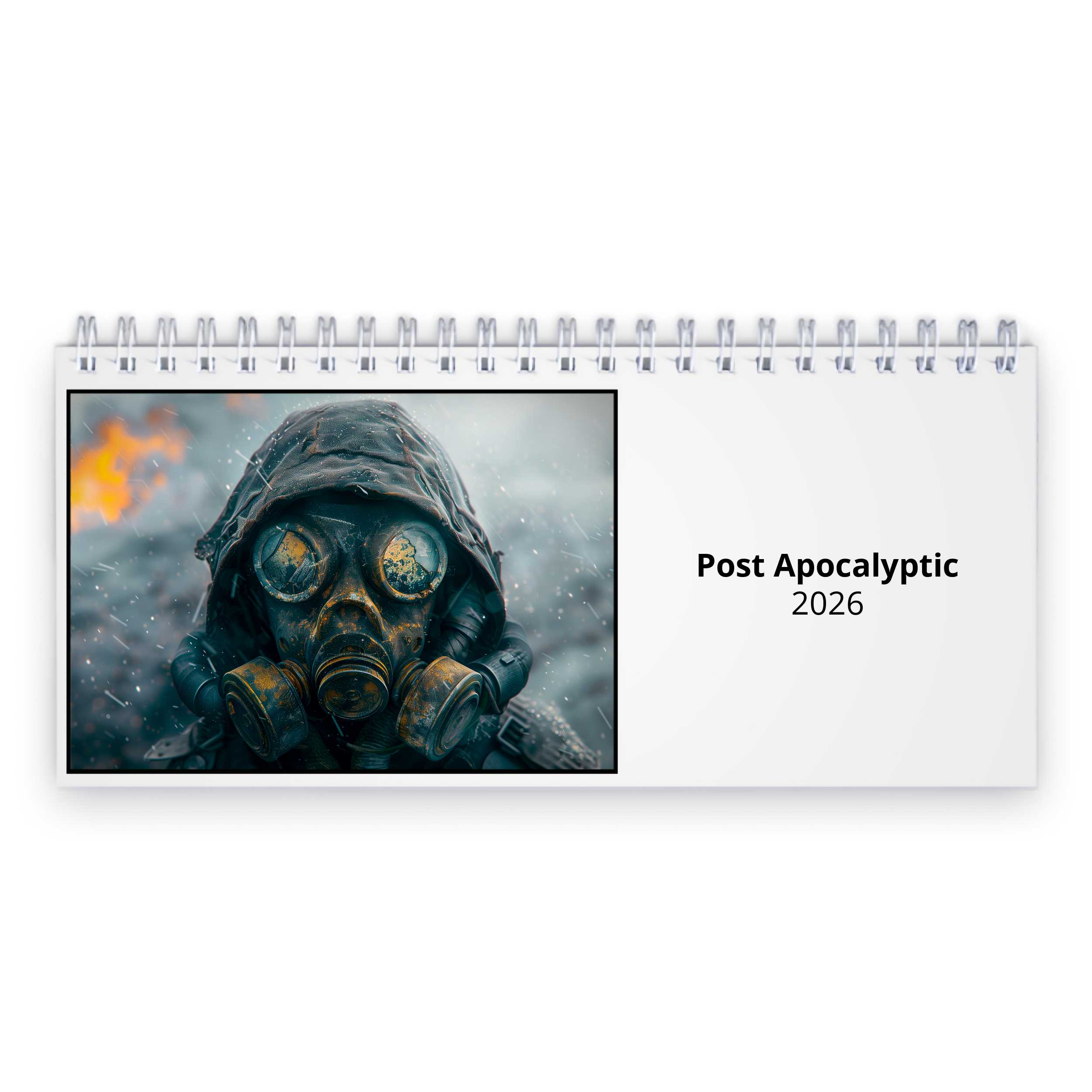 Post Apocalyptic 2026 Desk Calendar