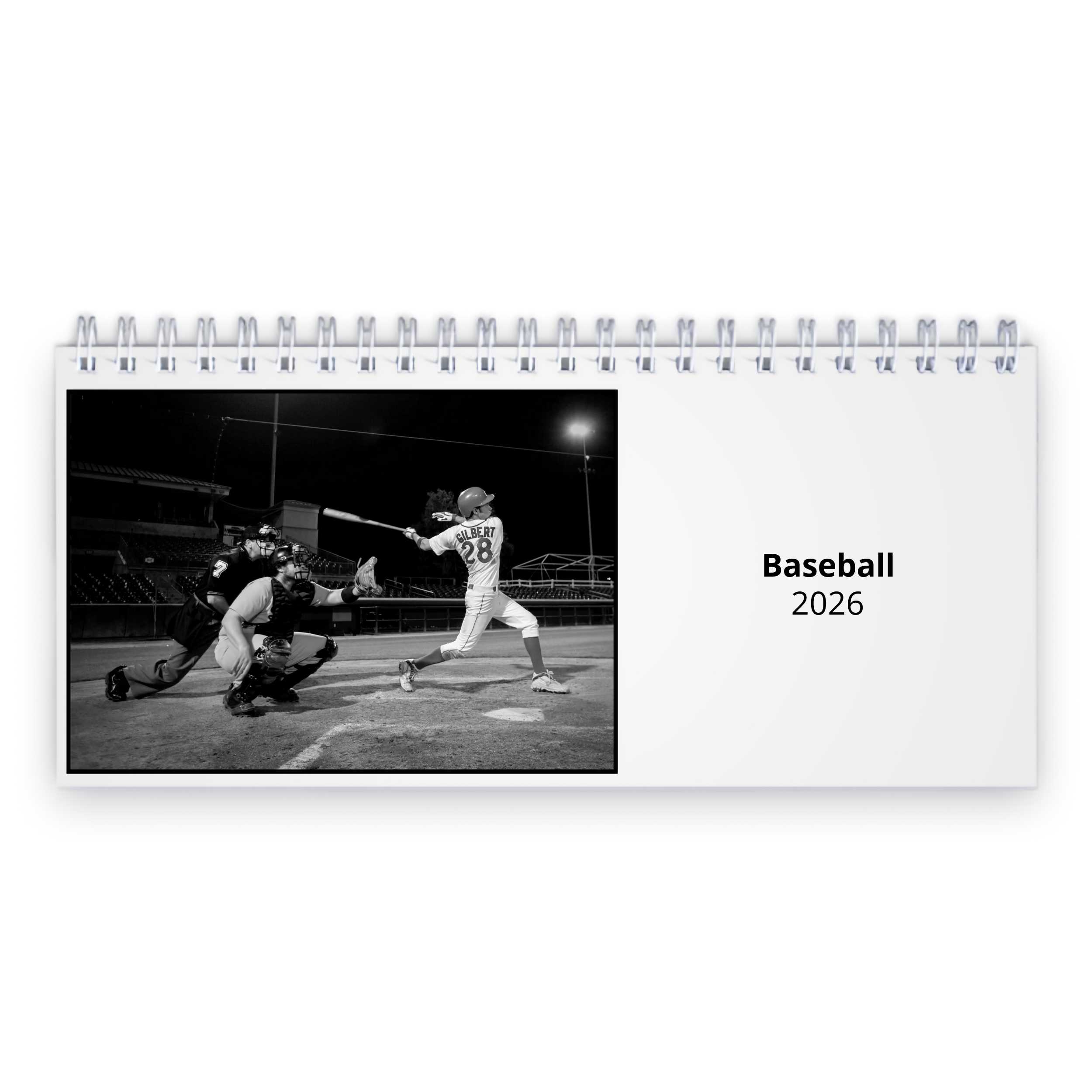 Baseball 2026 Desk Calendar