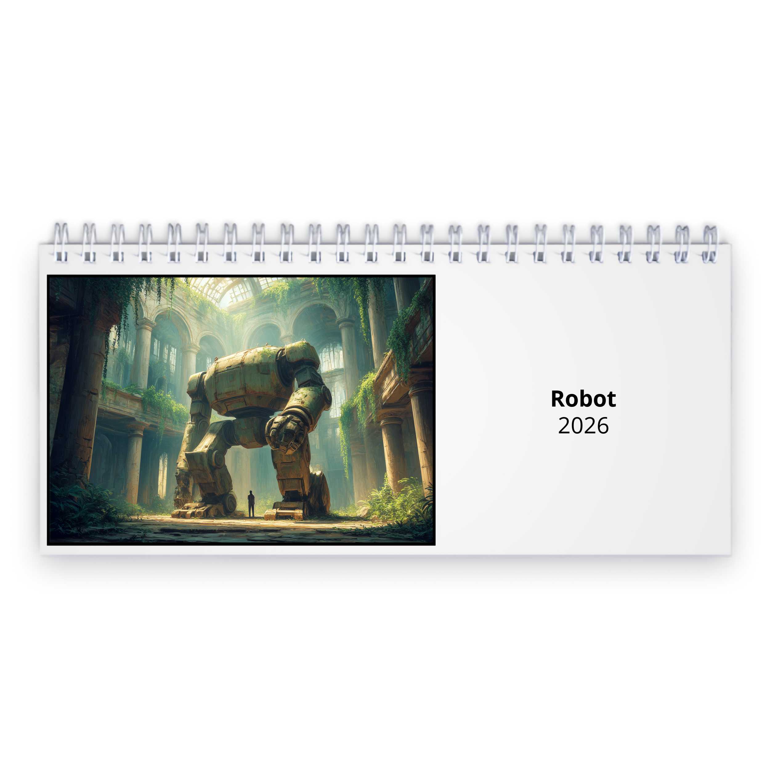 Robot 2026 Desk Calendar