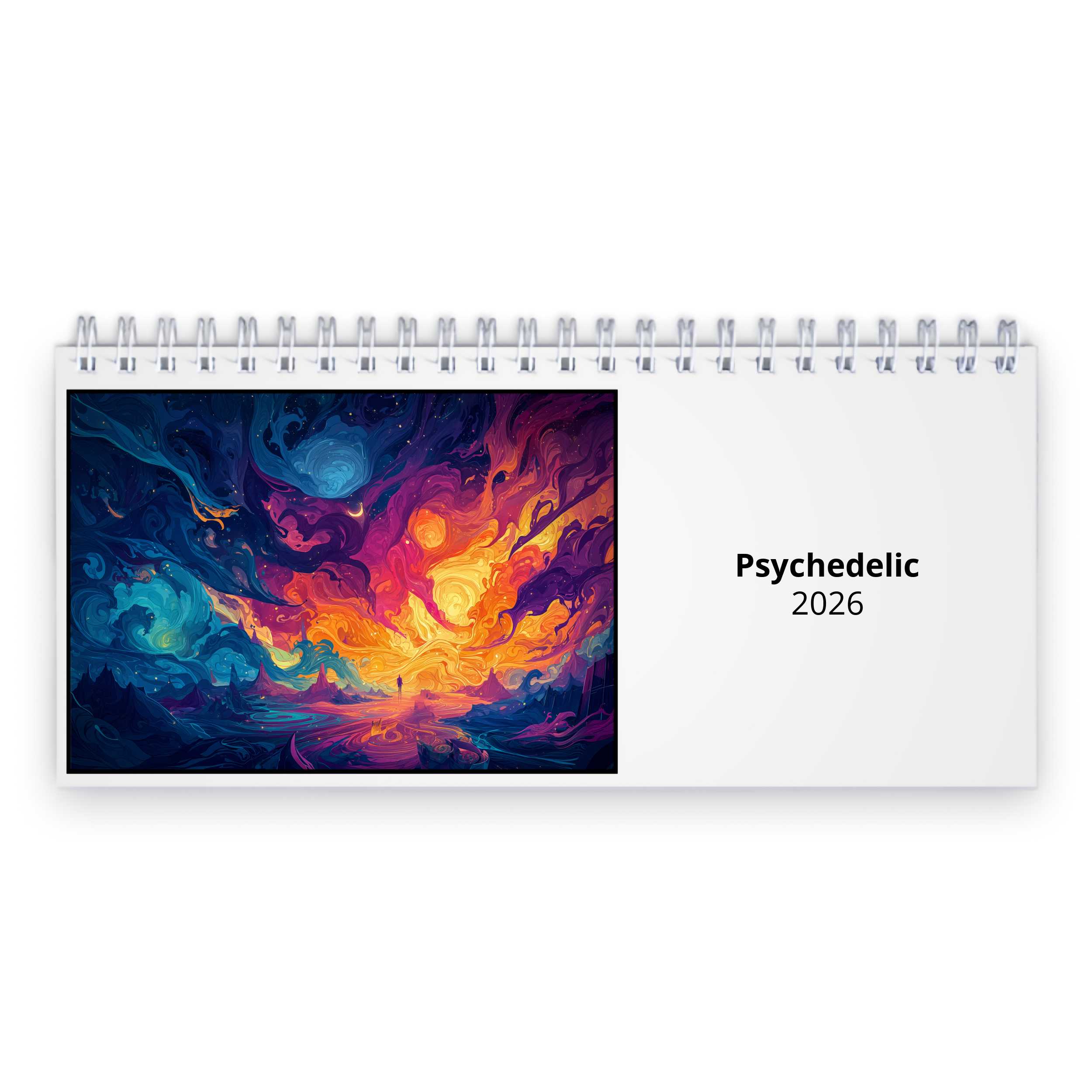 Psychedelic 2026 Desk Calendar