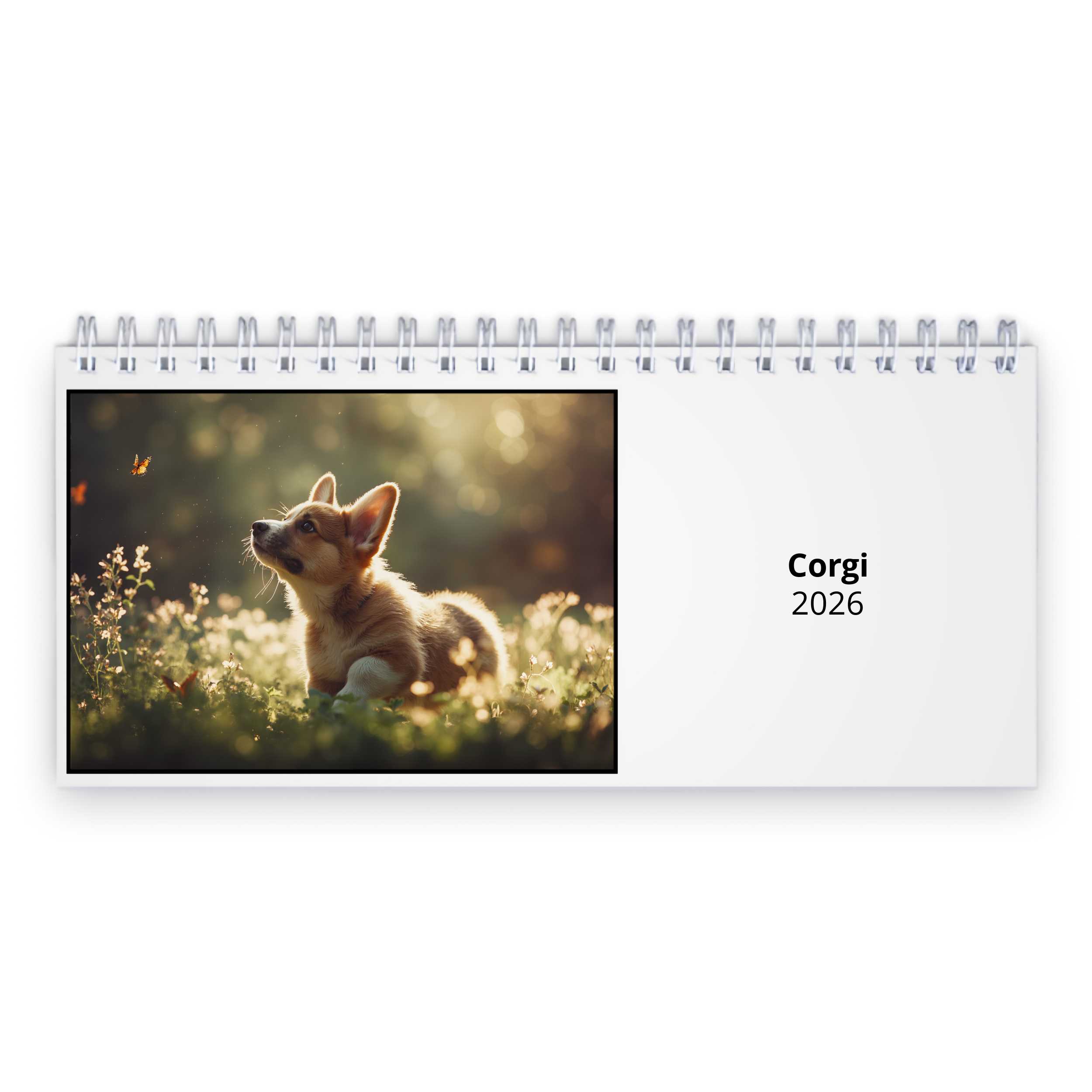 Corgi 2026 Desk Calendar