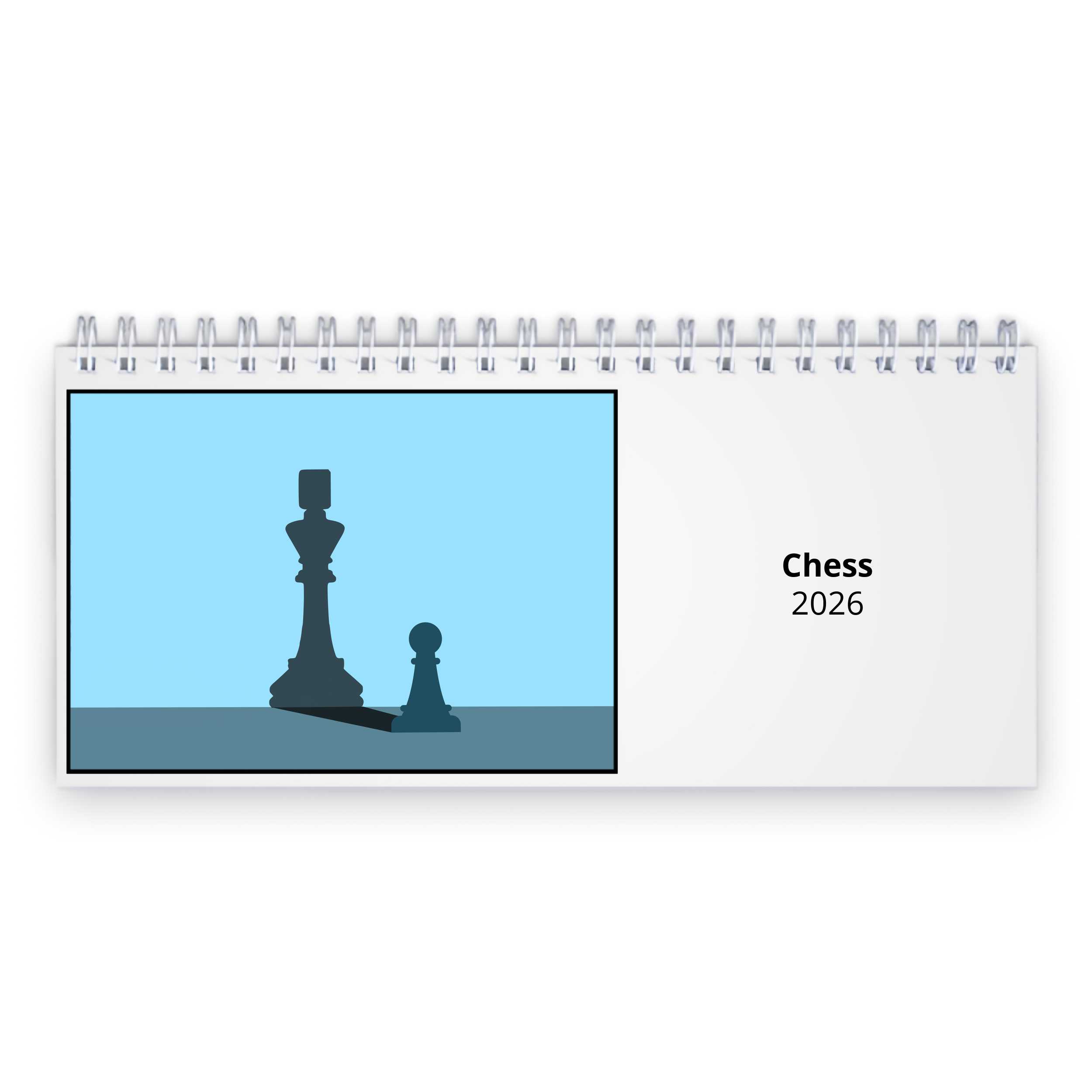 Chess 2026 Desk Calendar