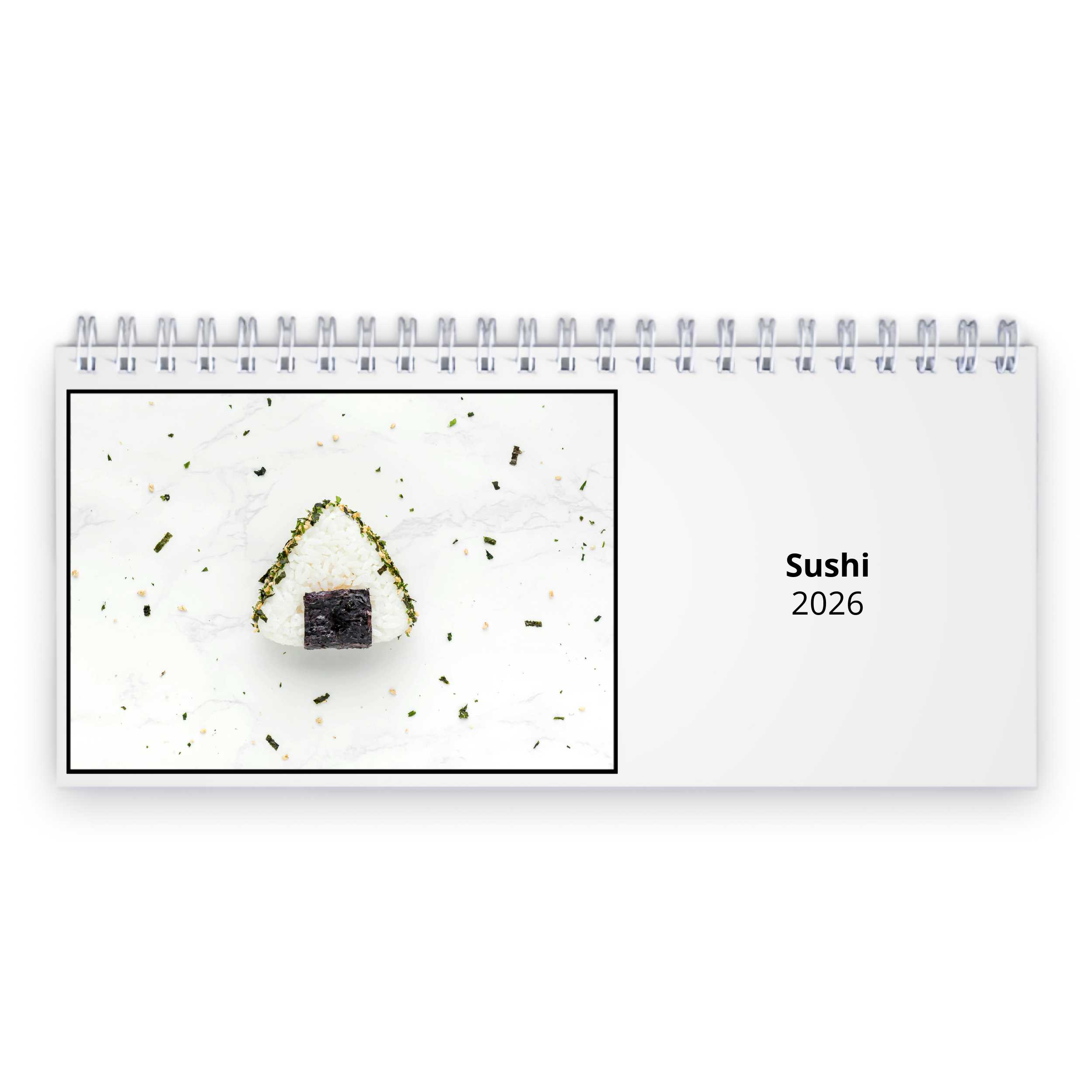 Sushi 2026 Desk Calendar