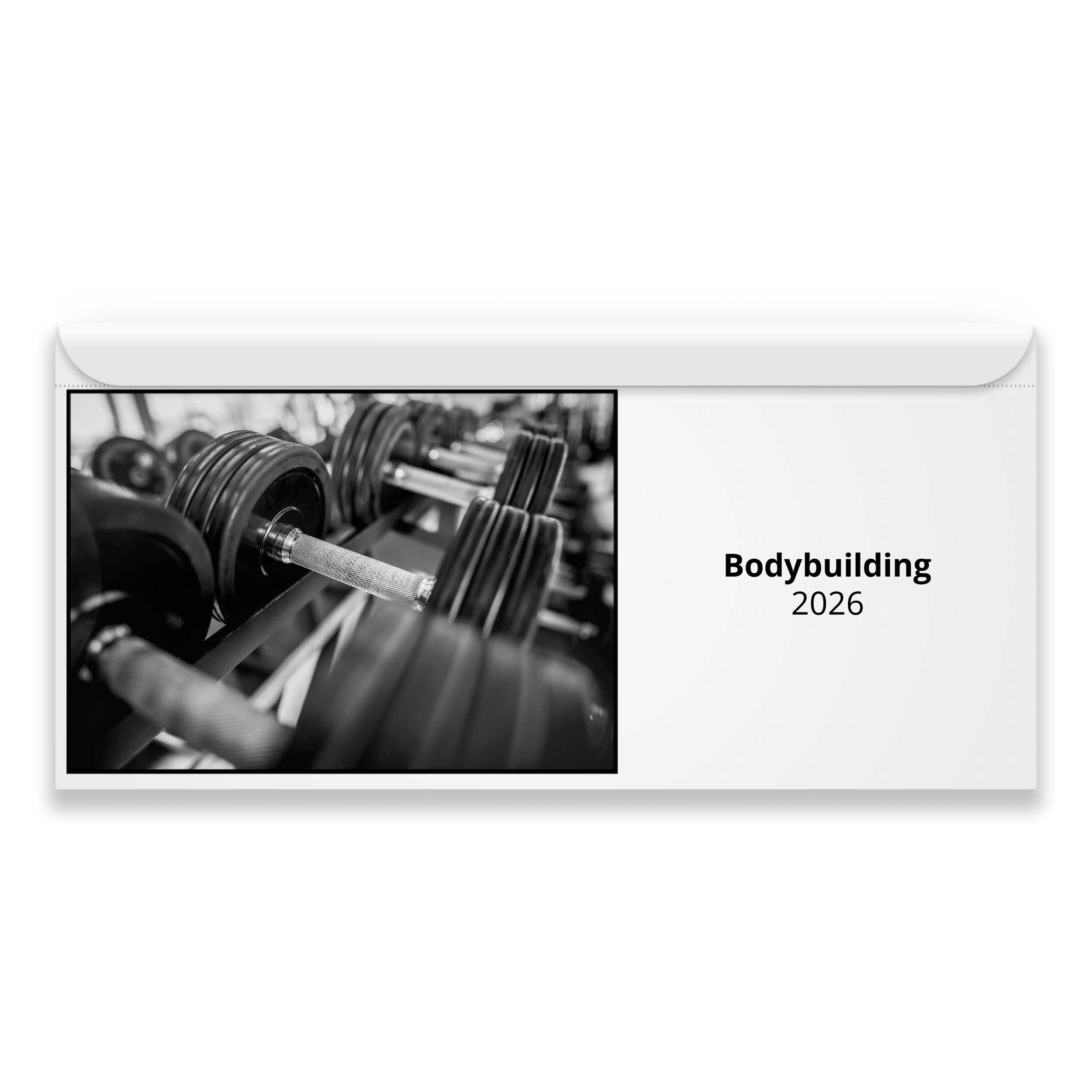 Bodybuilding 2026 Magnetic Calendar