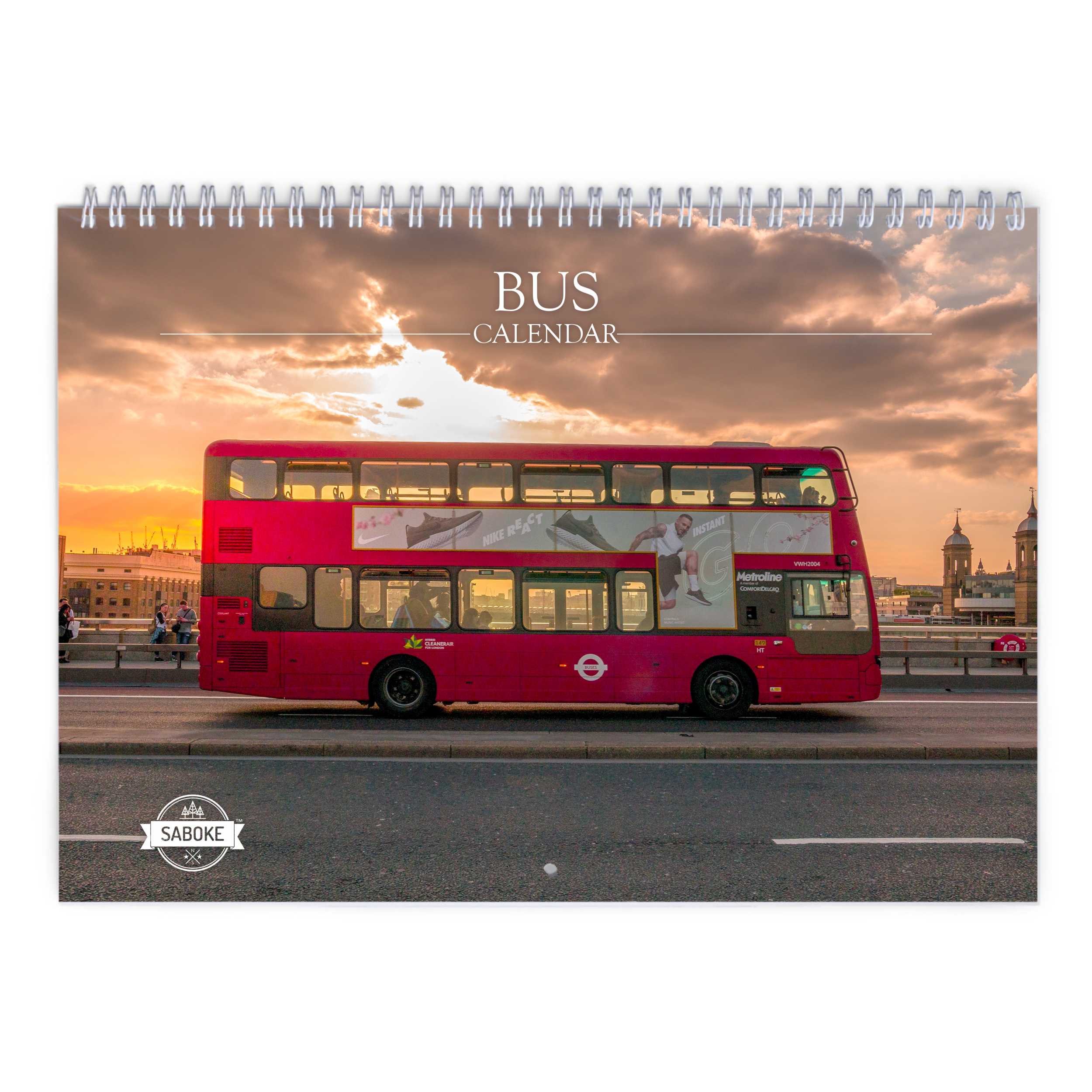 Bus 2025 Wall Calendar