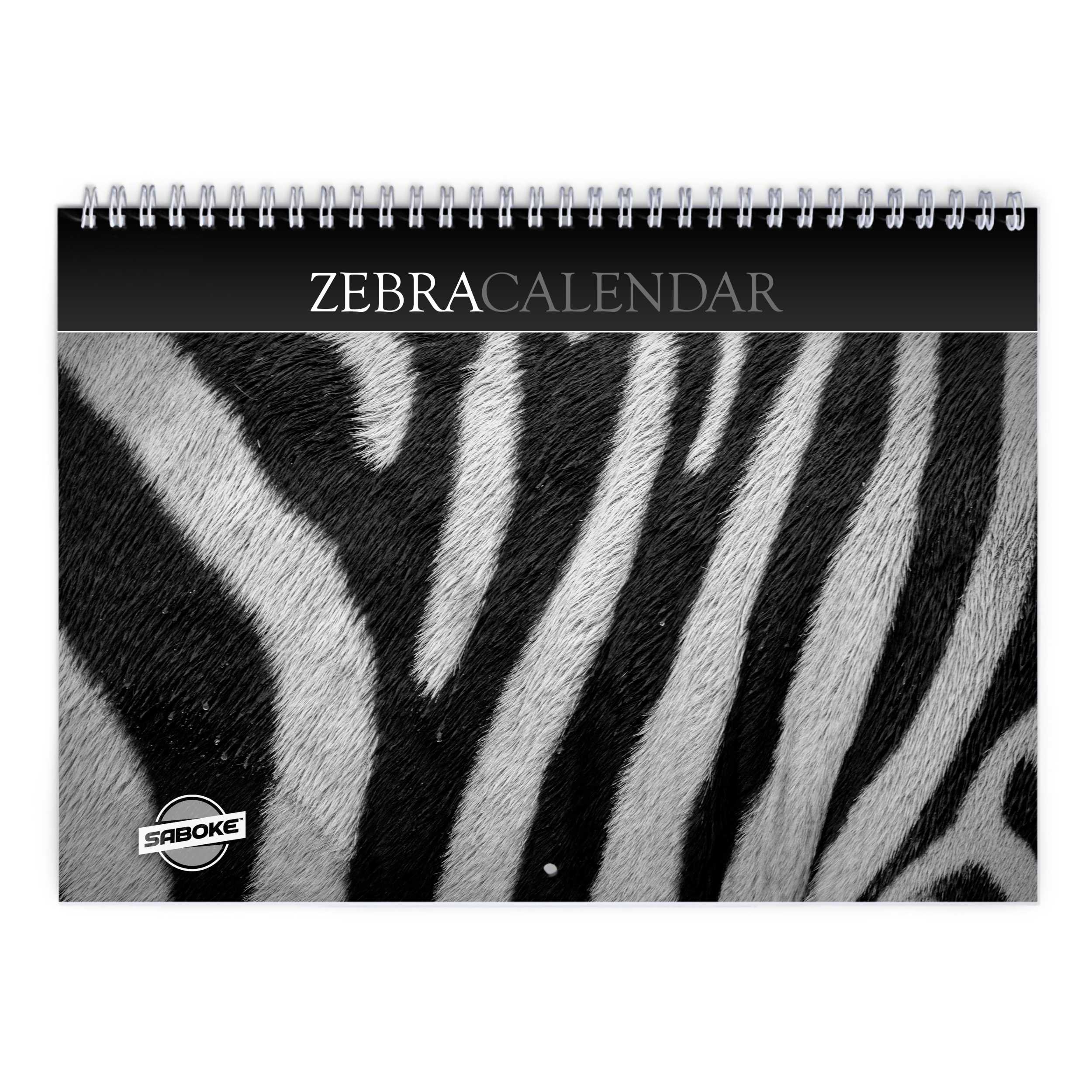 Zebra 2026 Wall Calendar