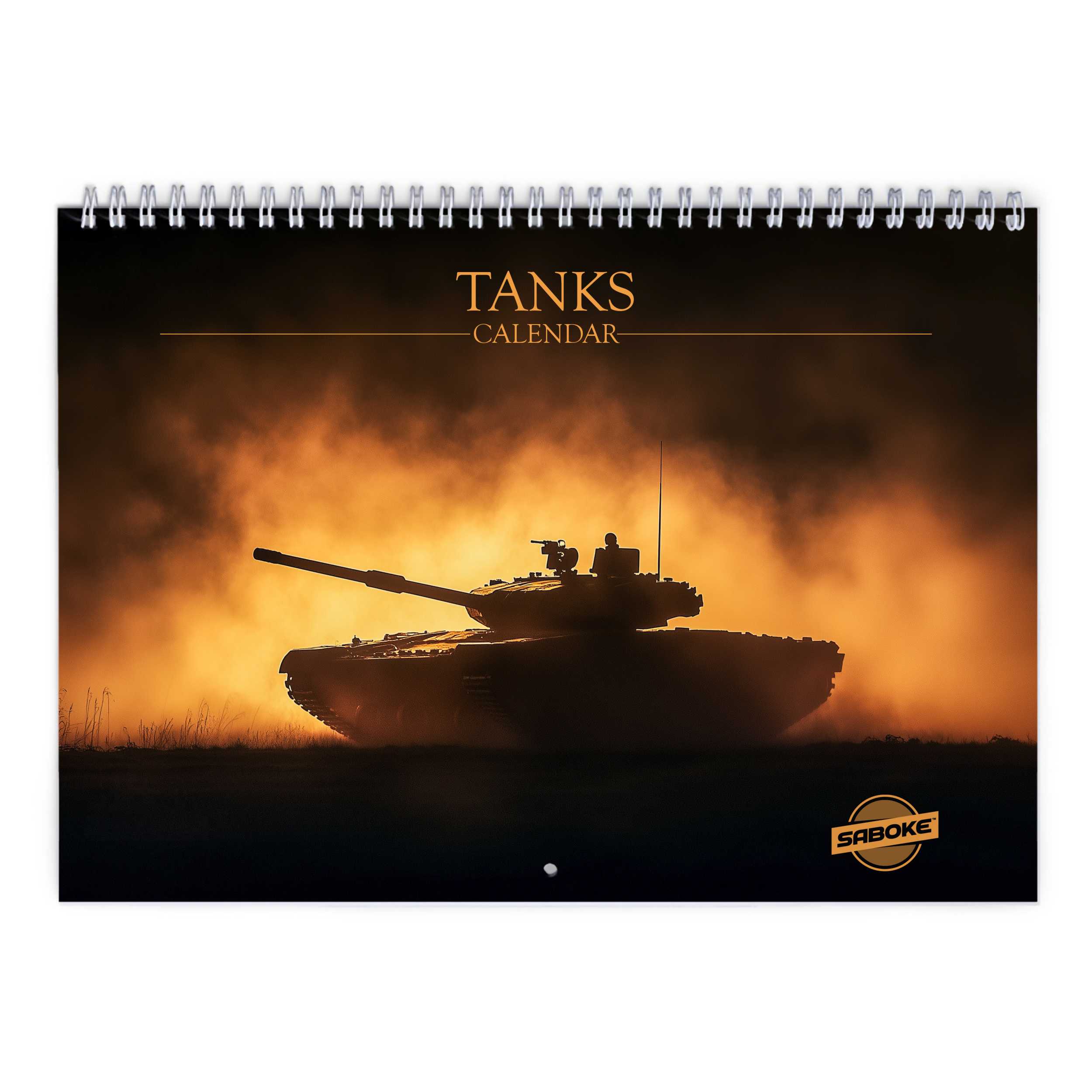 Tanks 2026 Wall Calendar