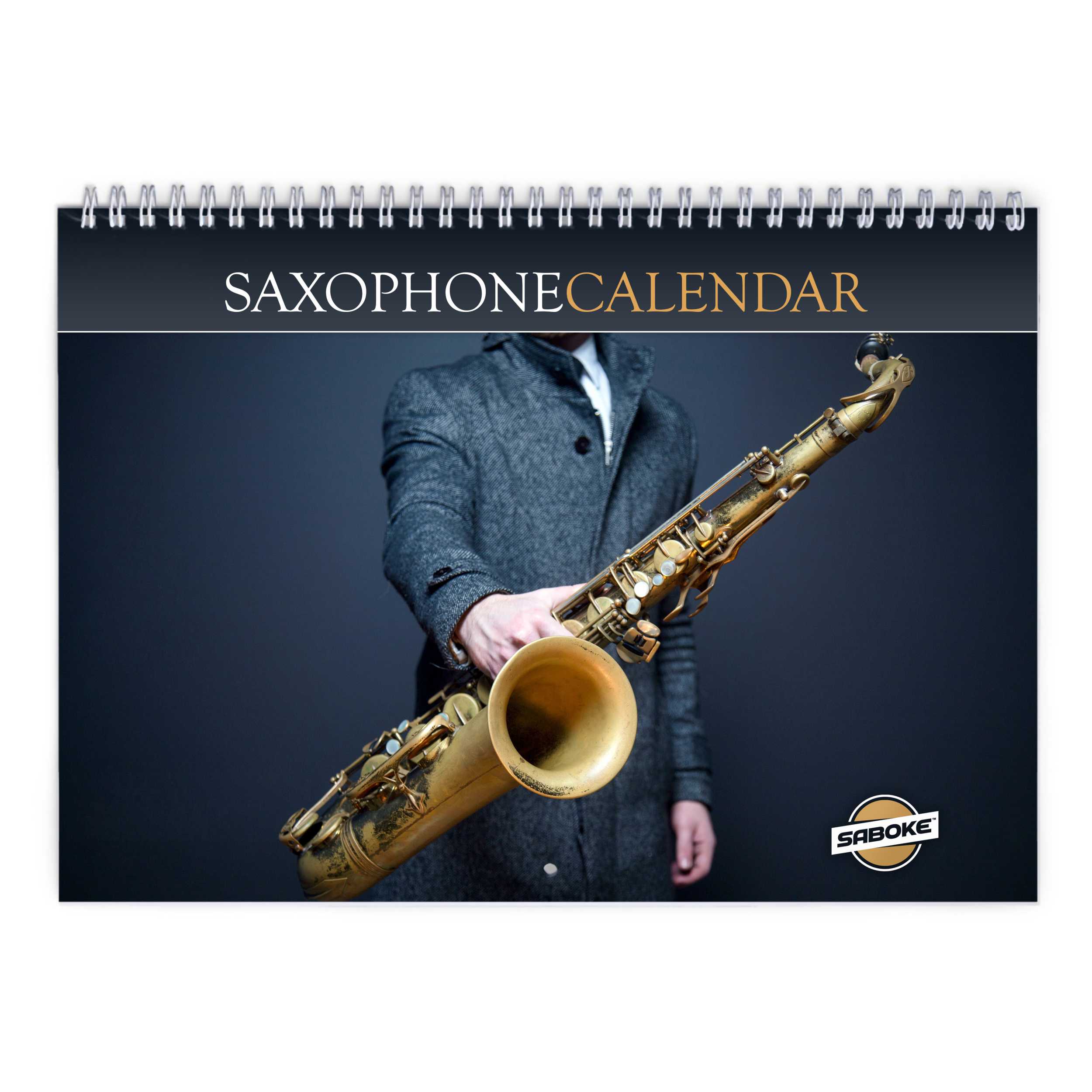 Saxophone 2026 Wall Calendar