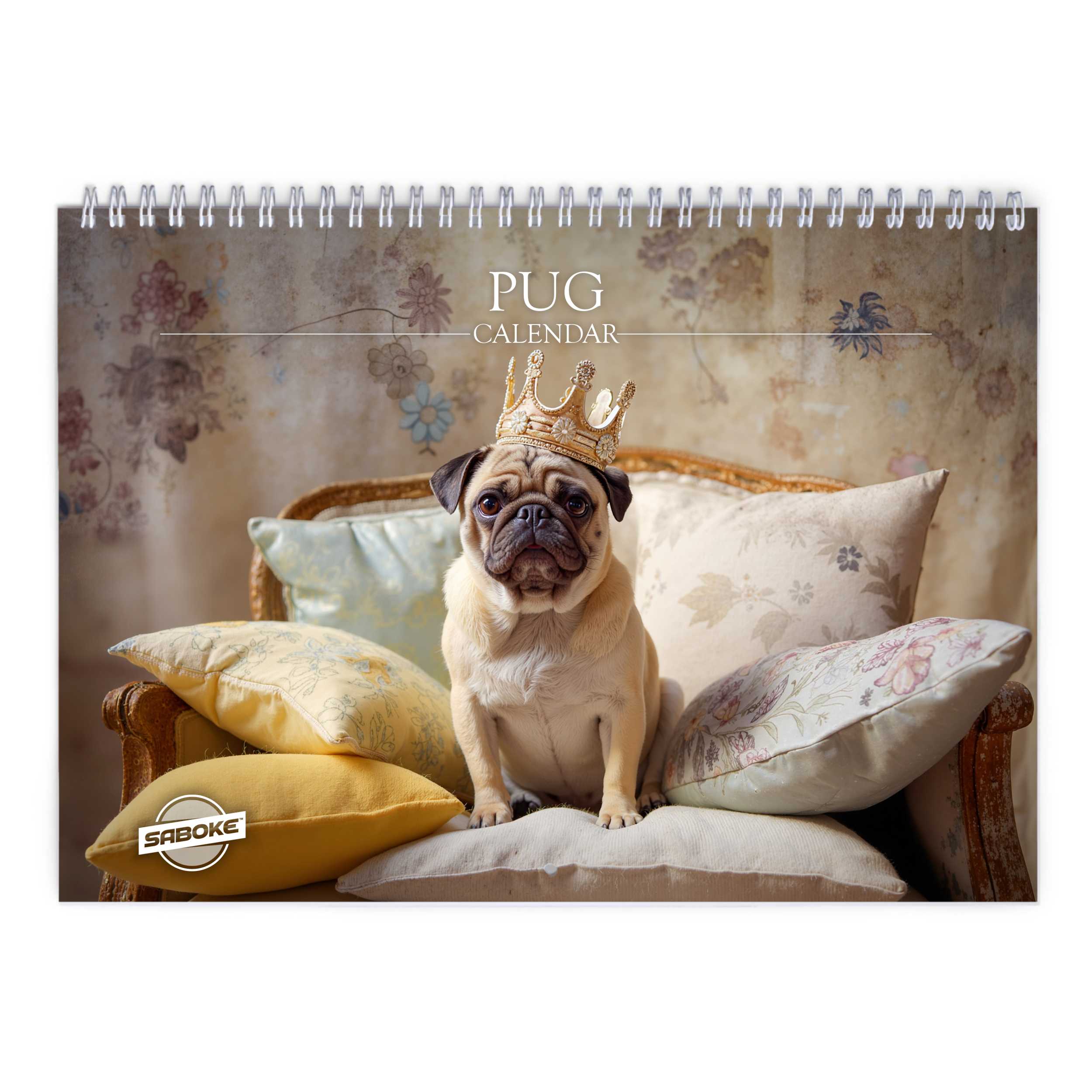 Pug 2026 Wall Calendar
