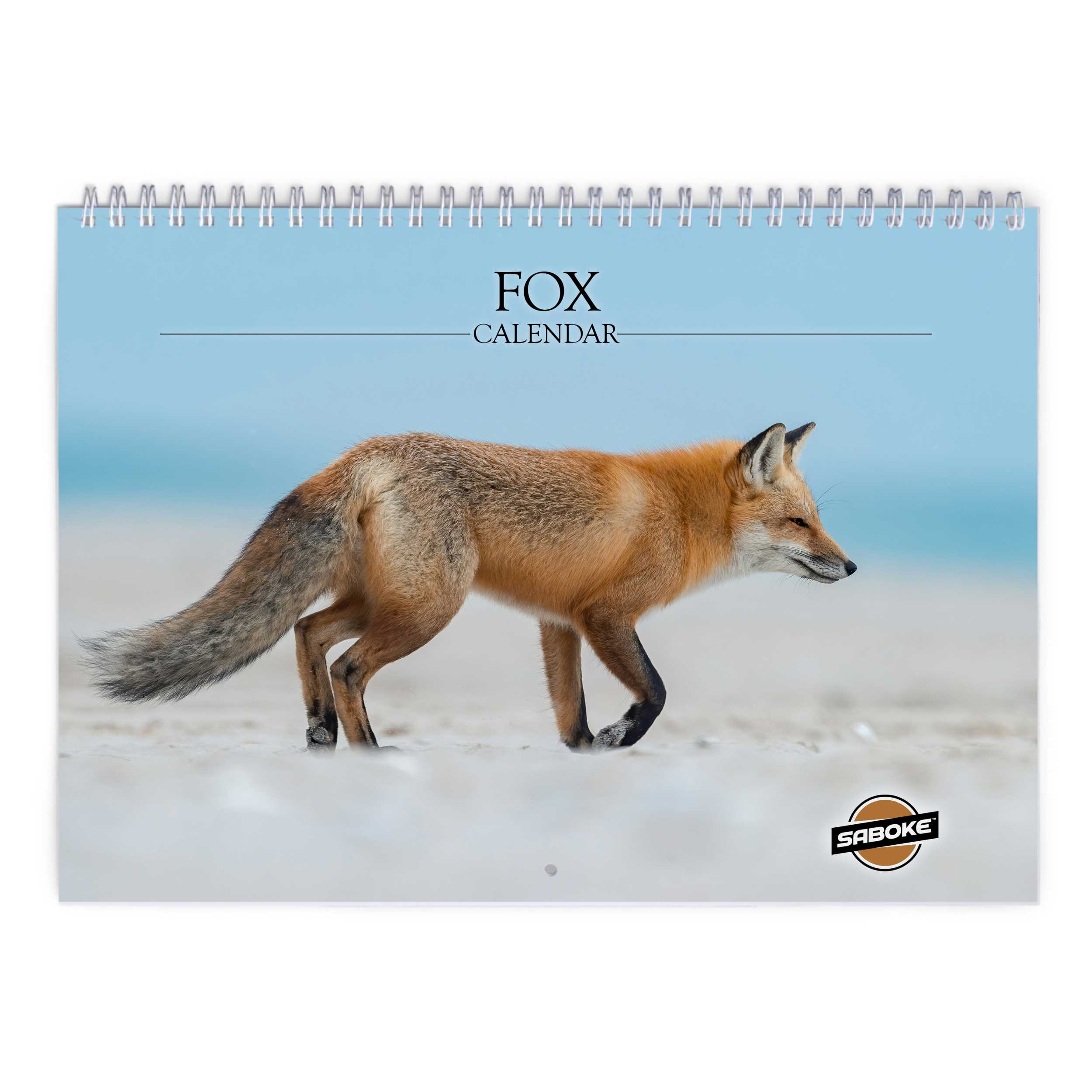 Fox 2026 Wall Calendar